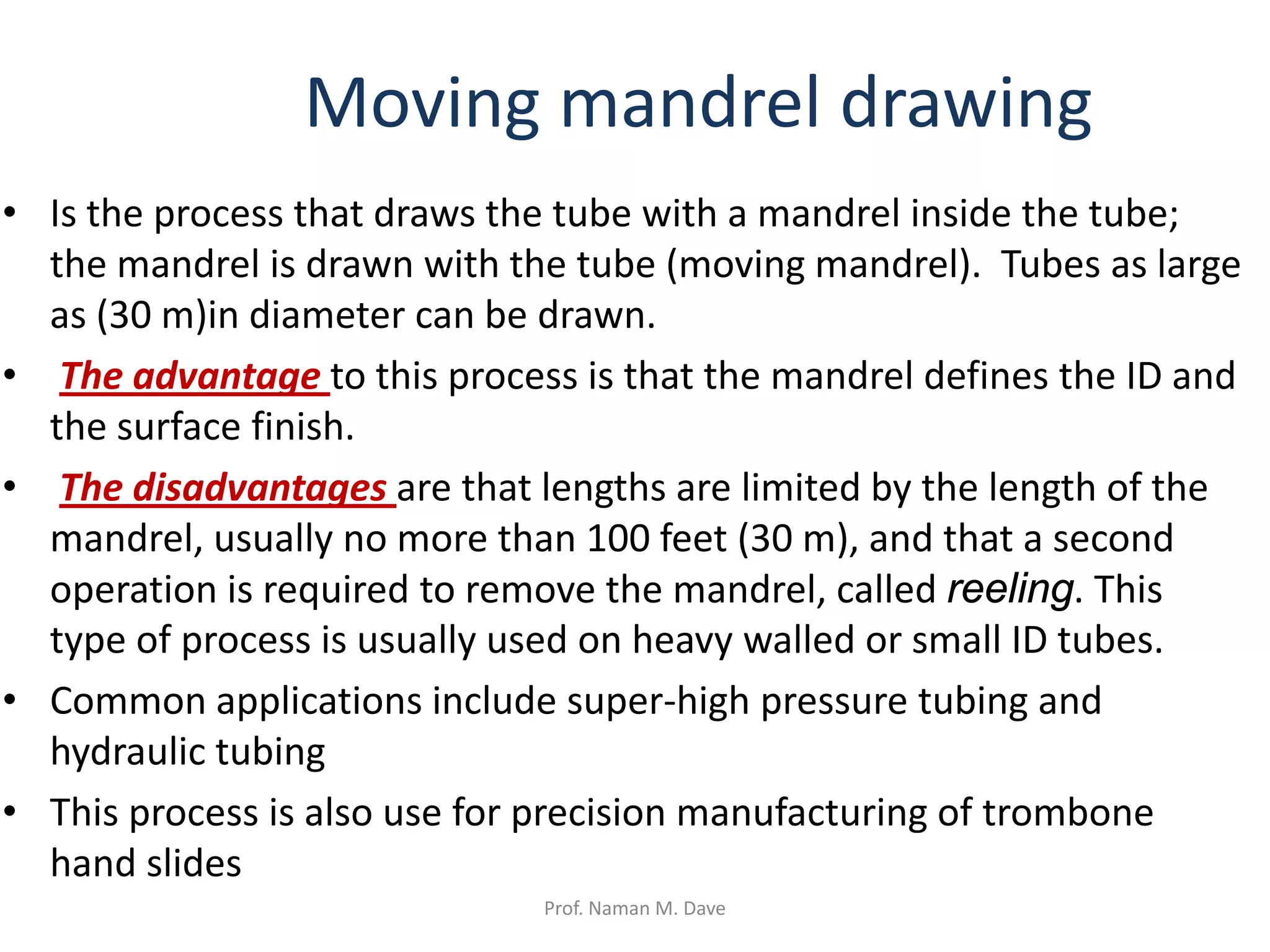 Rod, wire and tube drawing | PDF