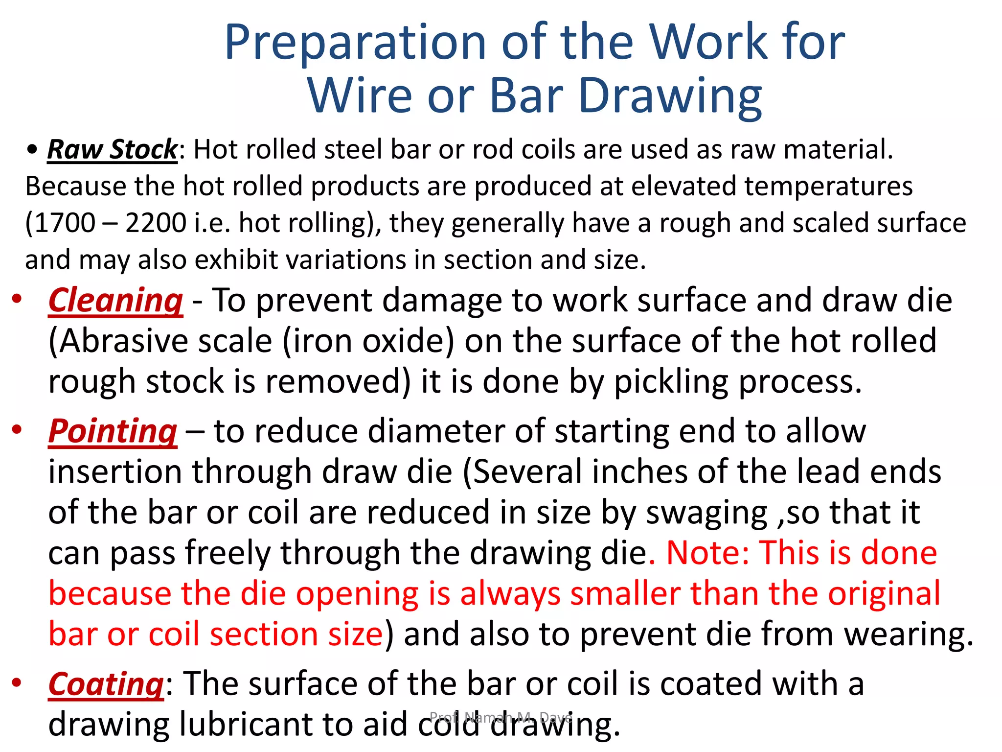 Rod, wire and tube drawing | PDF | Drawing and Sketching | Arts and Crafts