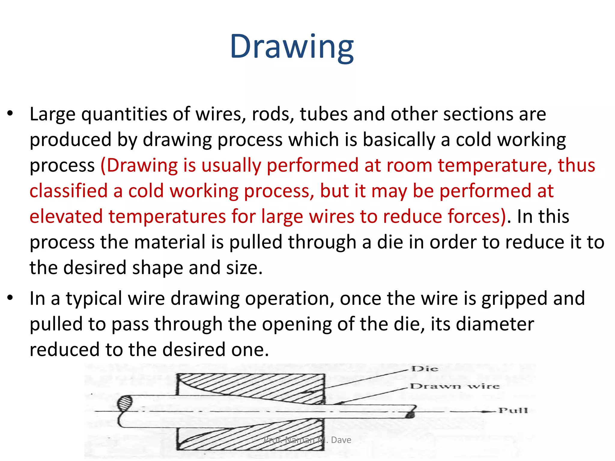 Rod, wire and tube drawing | PDF