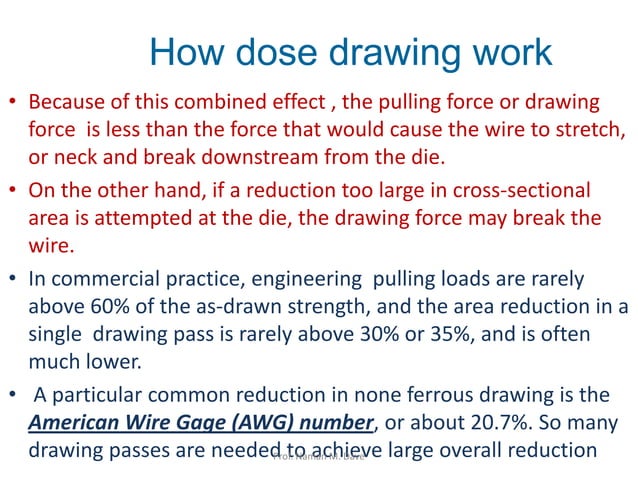 Rod, wire and tube drawing | PDF | Drawing and Sketching | Arts and Crafts