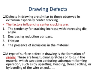 Rod, wire and tube drawing | PPT