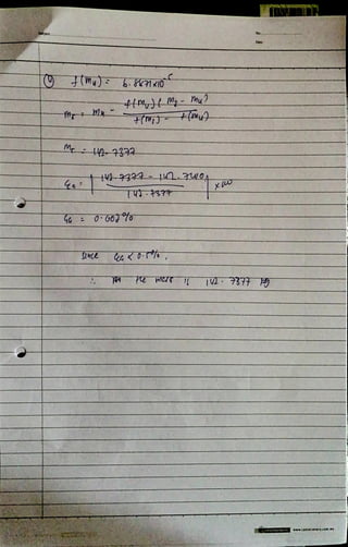 Root of equation problem four exercisess | PDF