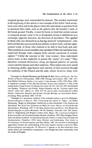 The Enchantment of the Alien: Metaphysics and Marginality in Late ...