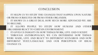 anthropological foundations of education | PPTX