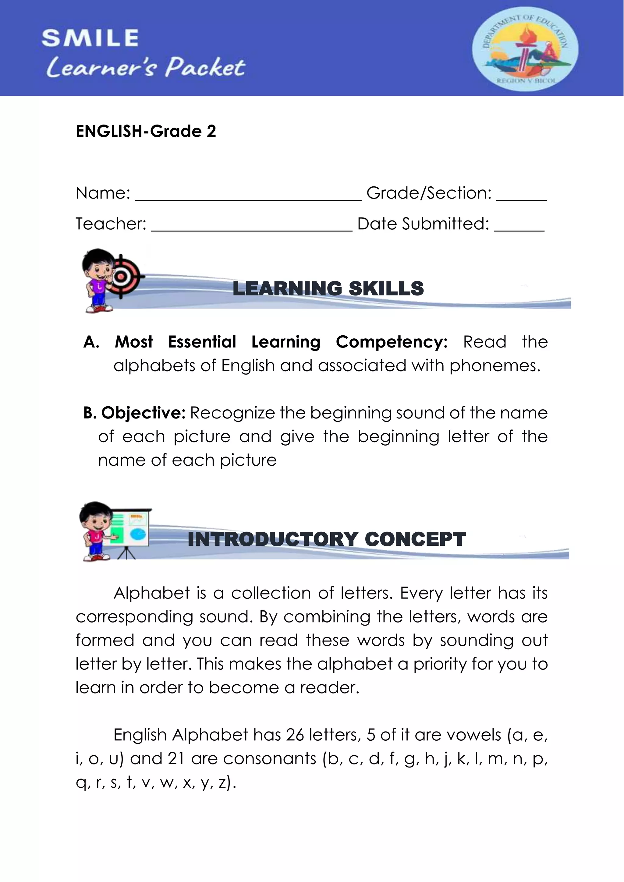 Ro english g2_q1_lp2 | PDF