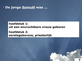 de roeping van Samuel | PPT