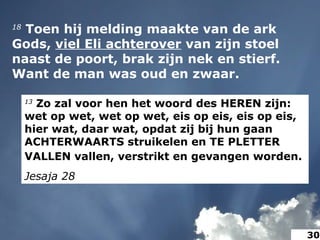 de roeping van Samuel | PPT