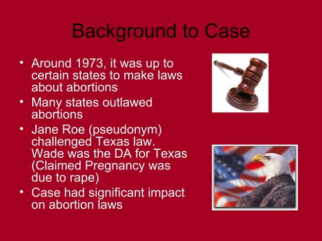 Roe V Wade Finished Ppt | PPS