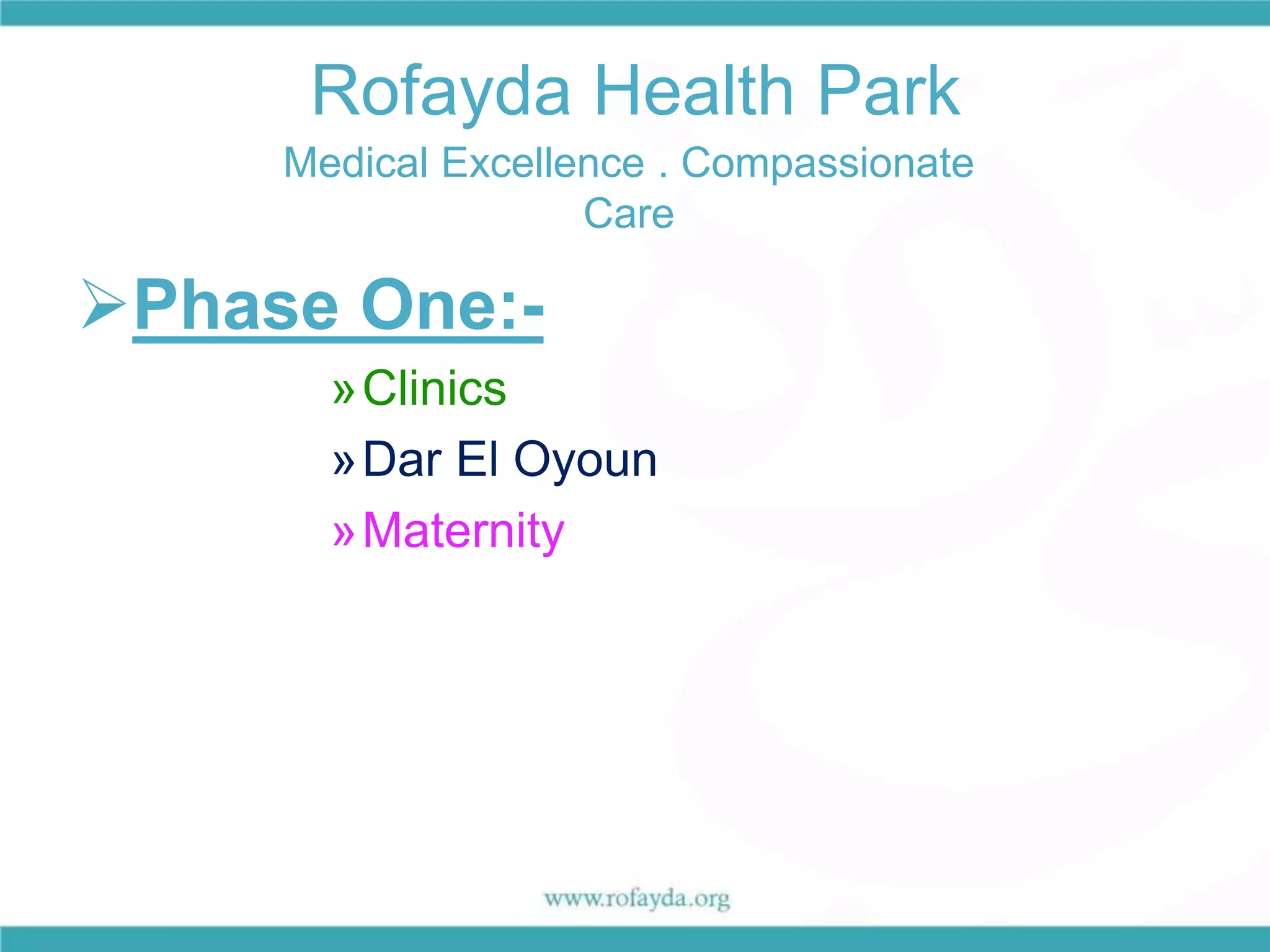 Rofayda Health Park | PPTX