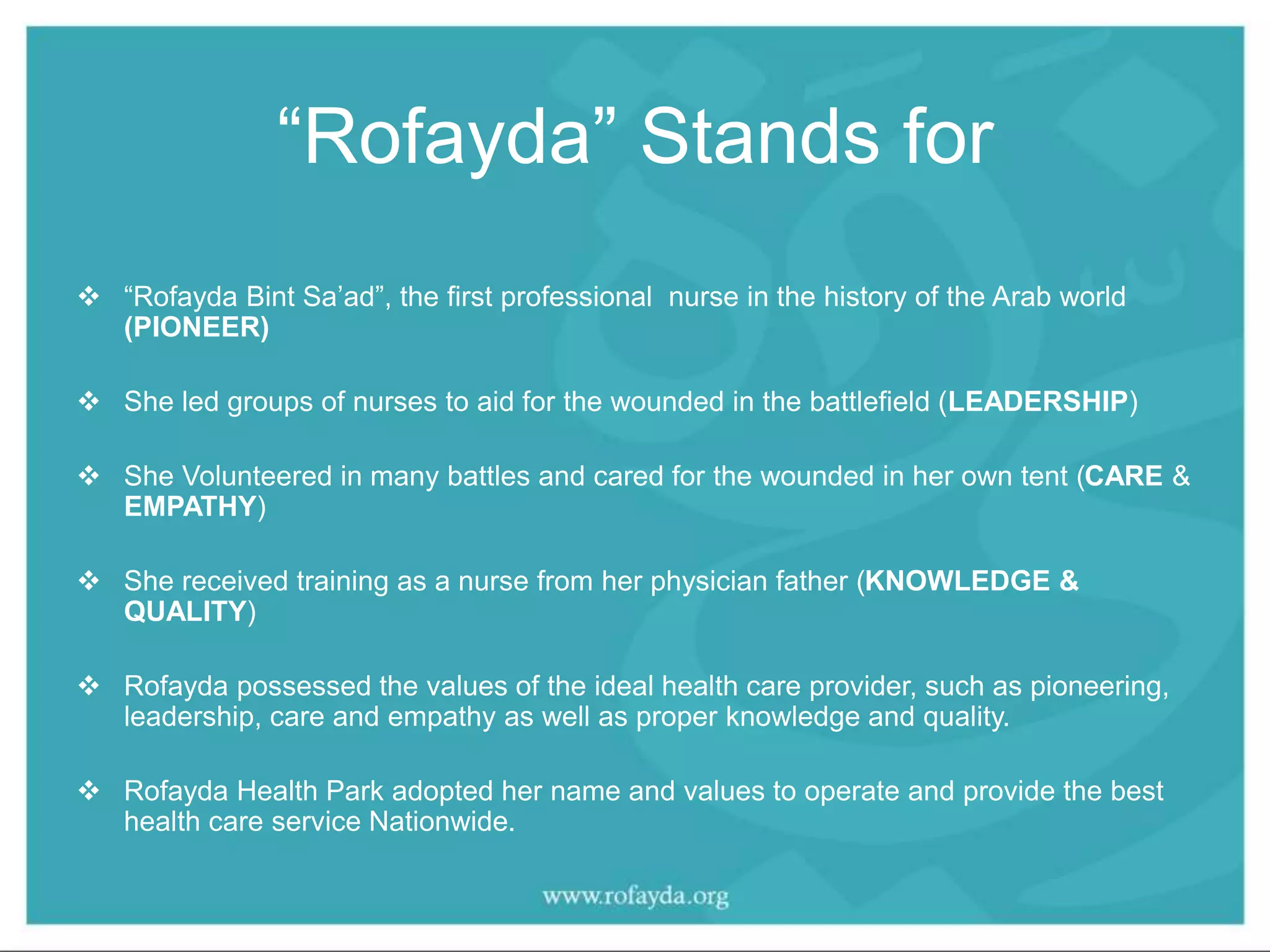 Rofayda Health Park | PPTX