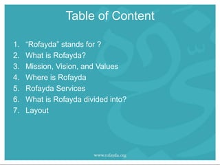 Rofayda Health Park | PPTX