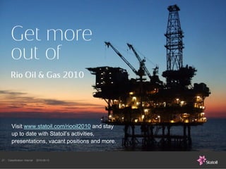 Rio oil and gas peregrino field development | PDF