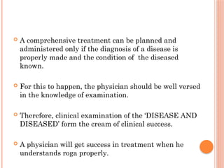 Diffrent types of ROGA AND ROGI PARIKSHA .pptx