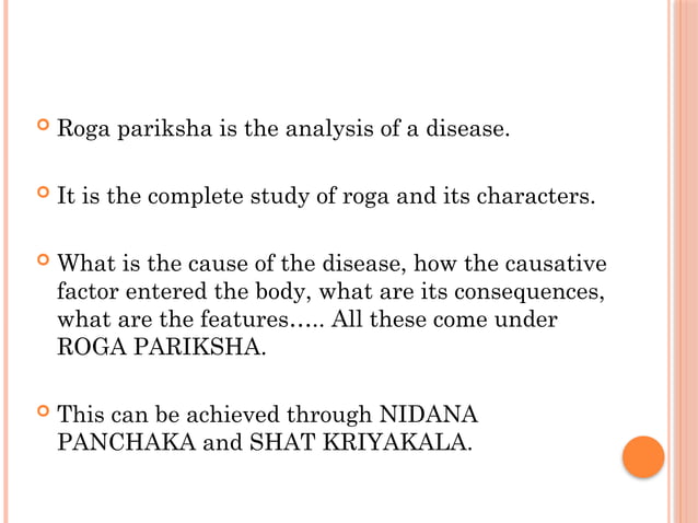 Diffrent types of ROGA AND ROGI PARIKSHA .pptx