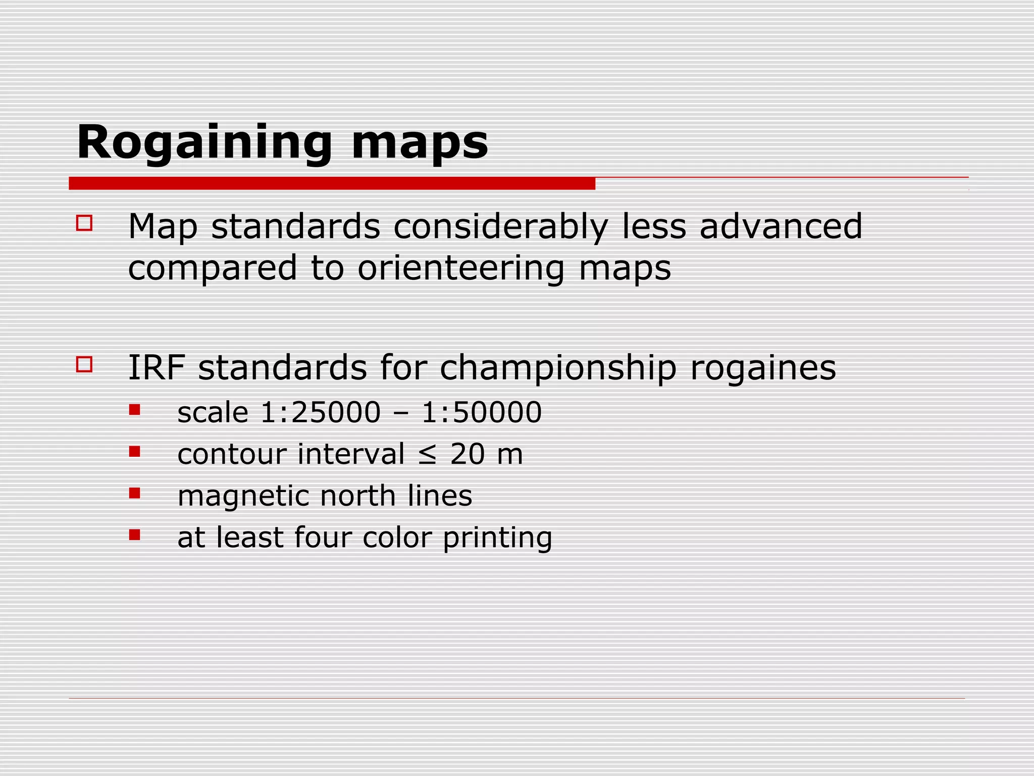 Rogaining maps | PPT