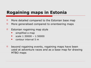 Rogaining maps | PPT