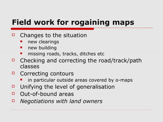 Rogaining maps | PPT