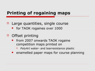 Rogaining maps | PPT