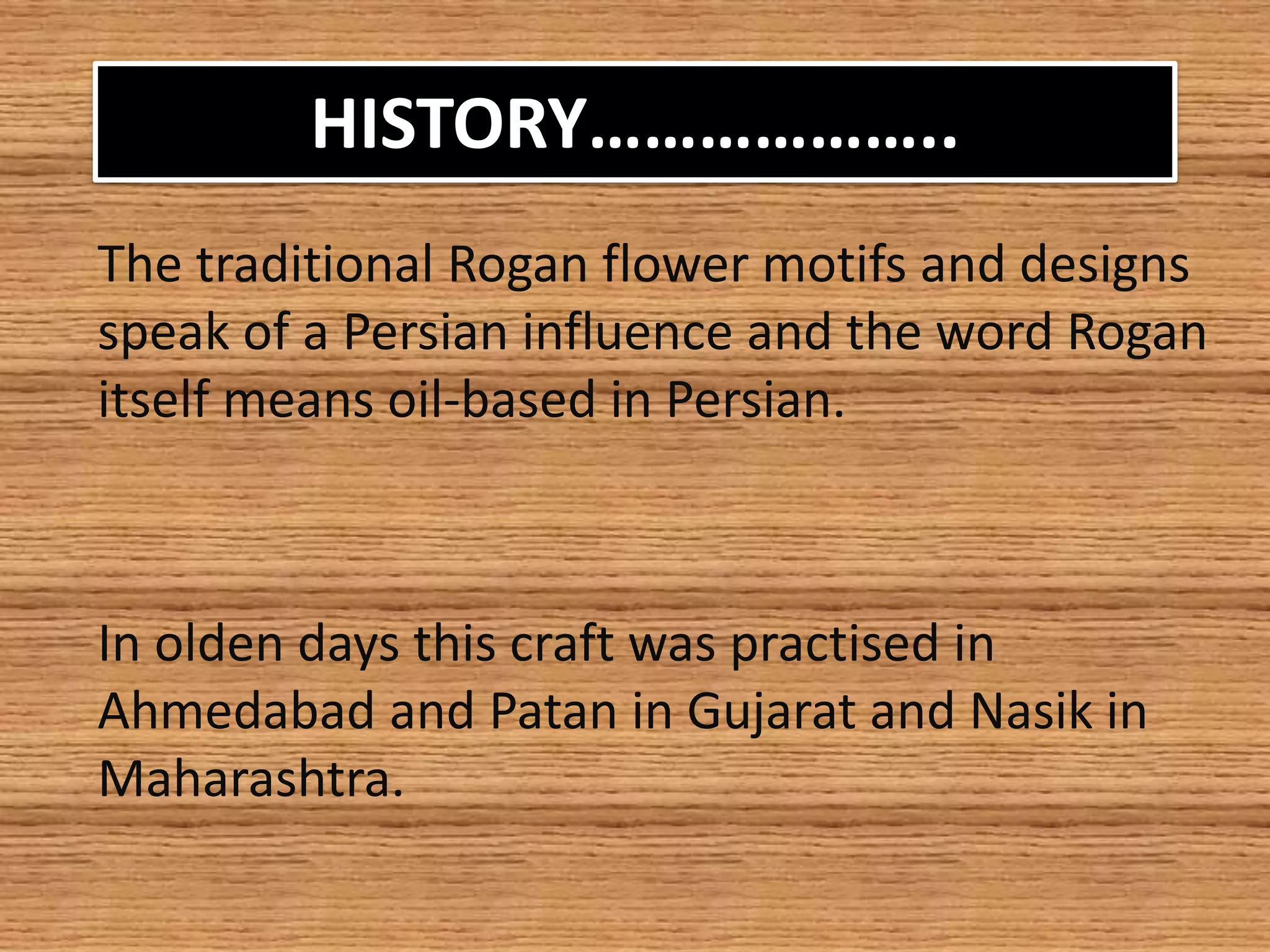 Roghan painting | PPTX