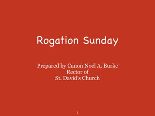Rogation sunday | PDF