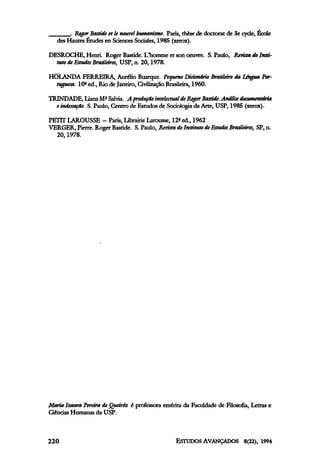 Roger Bastide | PDF
