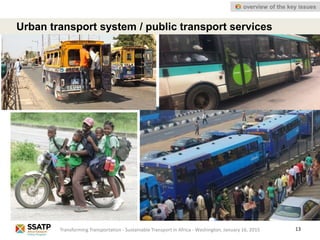 Sustainable Mobility and Accessibility in Urban Areas of Africa - Roger ...