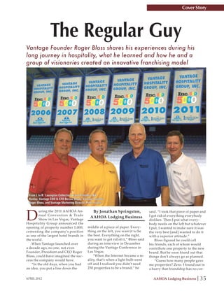 Roger Bloss Cover Story April 2012 | PDF