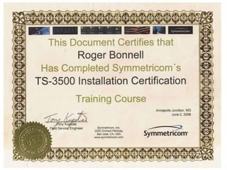 Roger Bonnell Power Point Resume | PPT