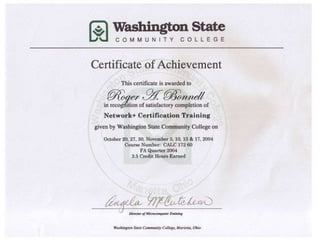 Roger Bonnell Power Point Resume | PPT