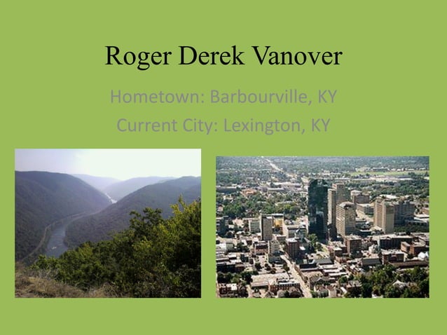 Roger Derek Vanover | PDF