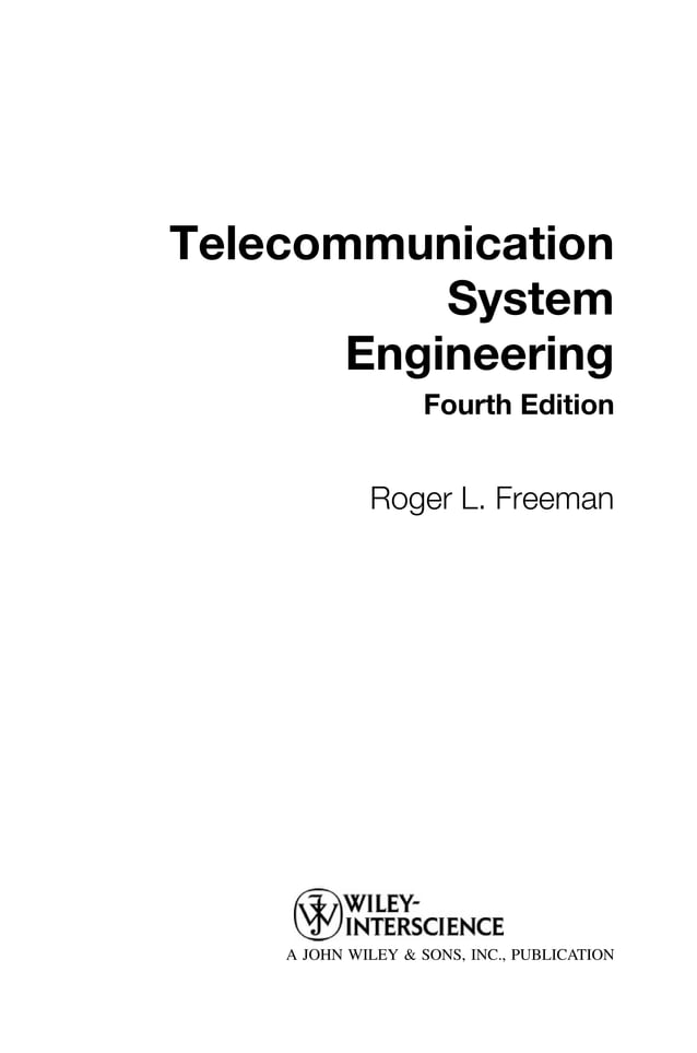 Roger Freeman - Telecommunication System Engineering.pdf