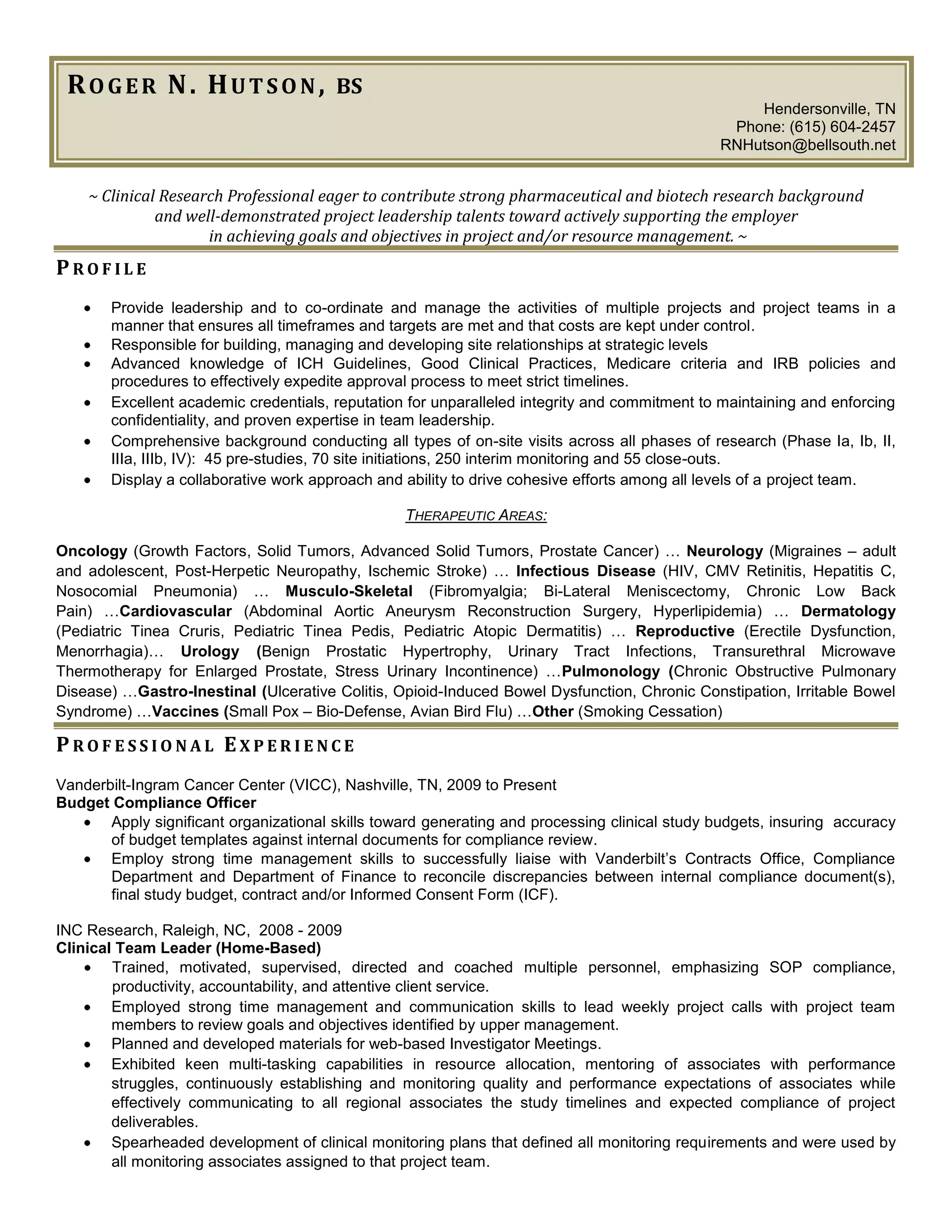 Roger Hutson CV 07 08 10 | DOCX