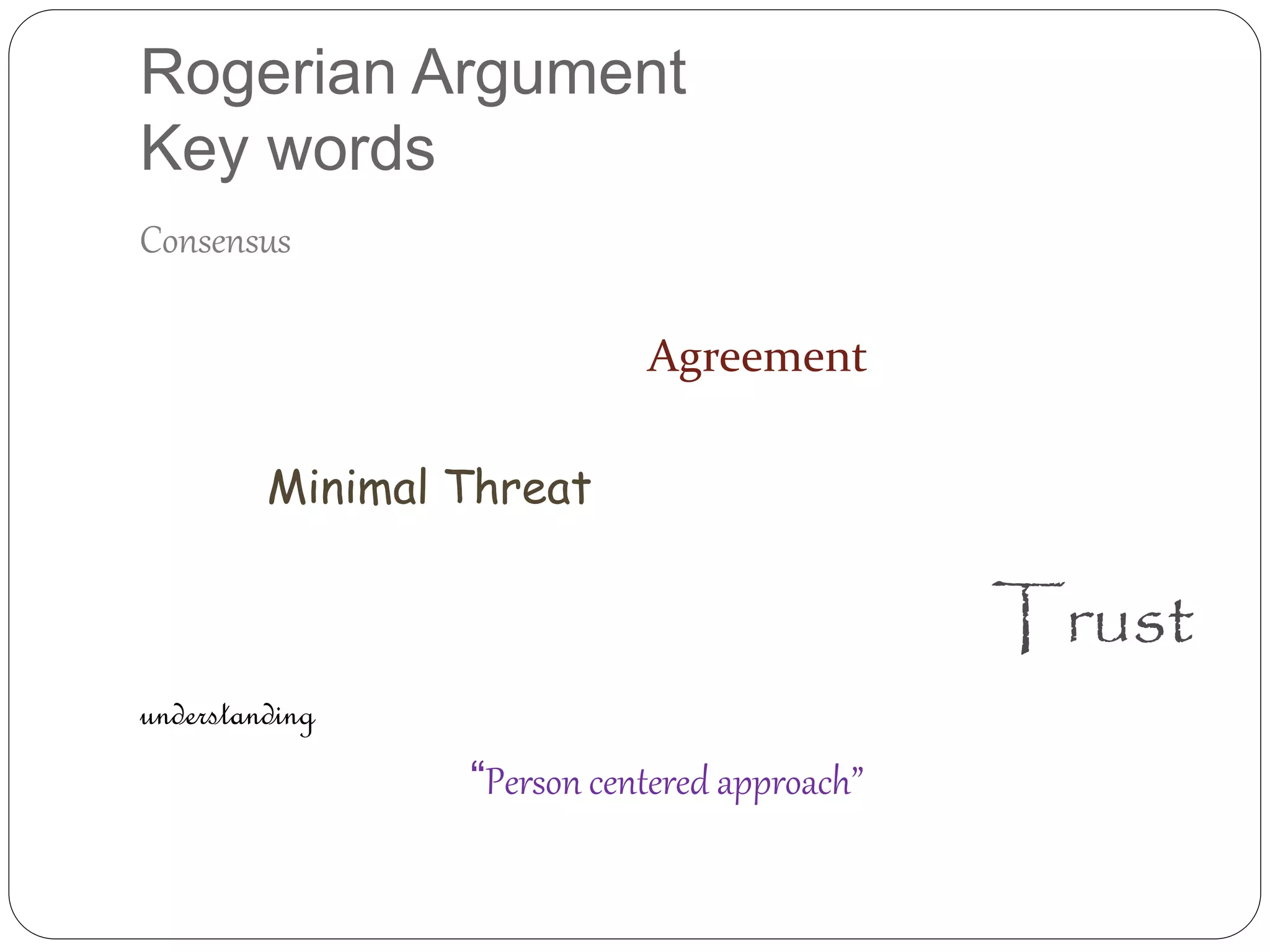 Rogerian Argument | PPTX