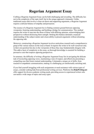 Rogerian Argument Essay.pdf