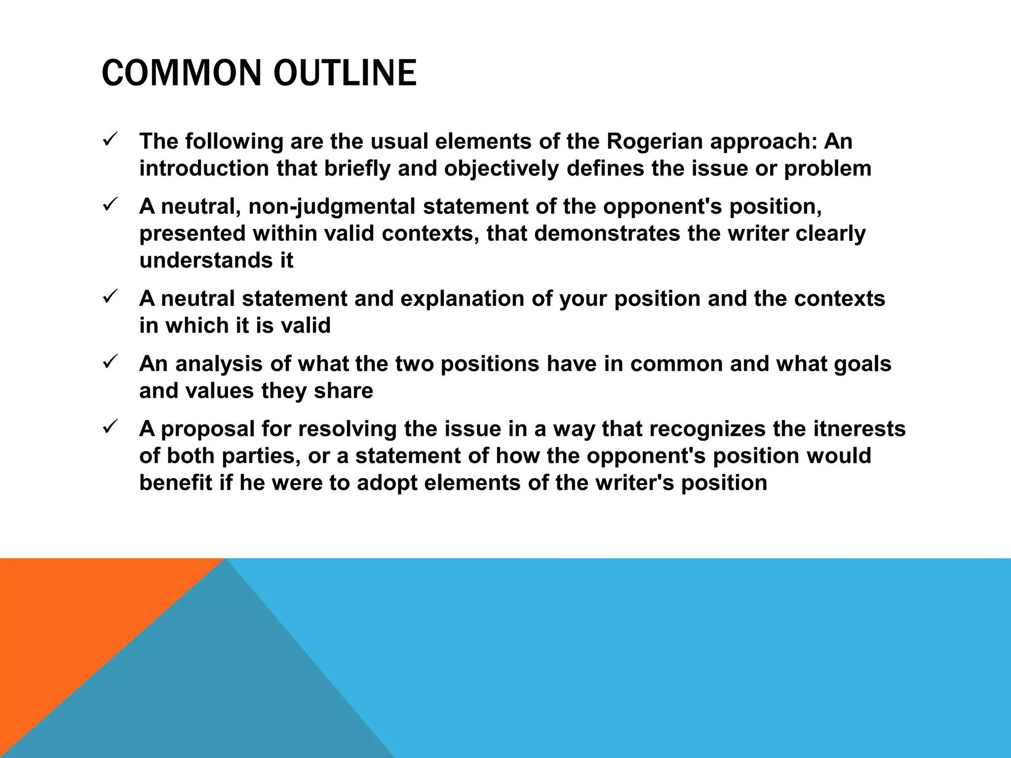 Rogerian argumentpp[1] | PPTX