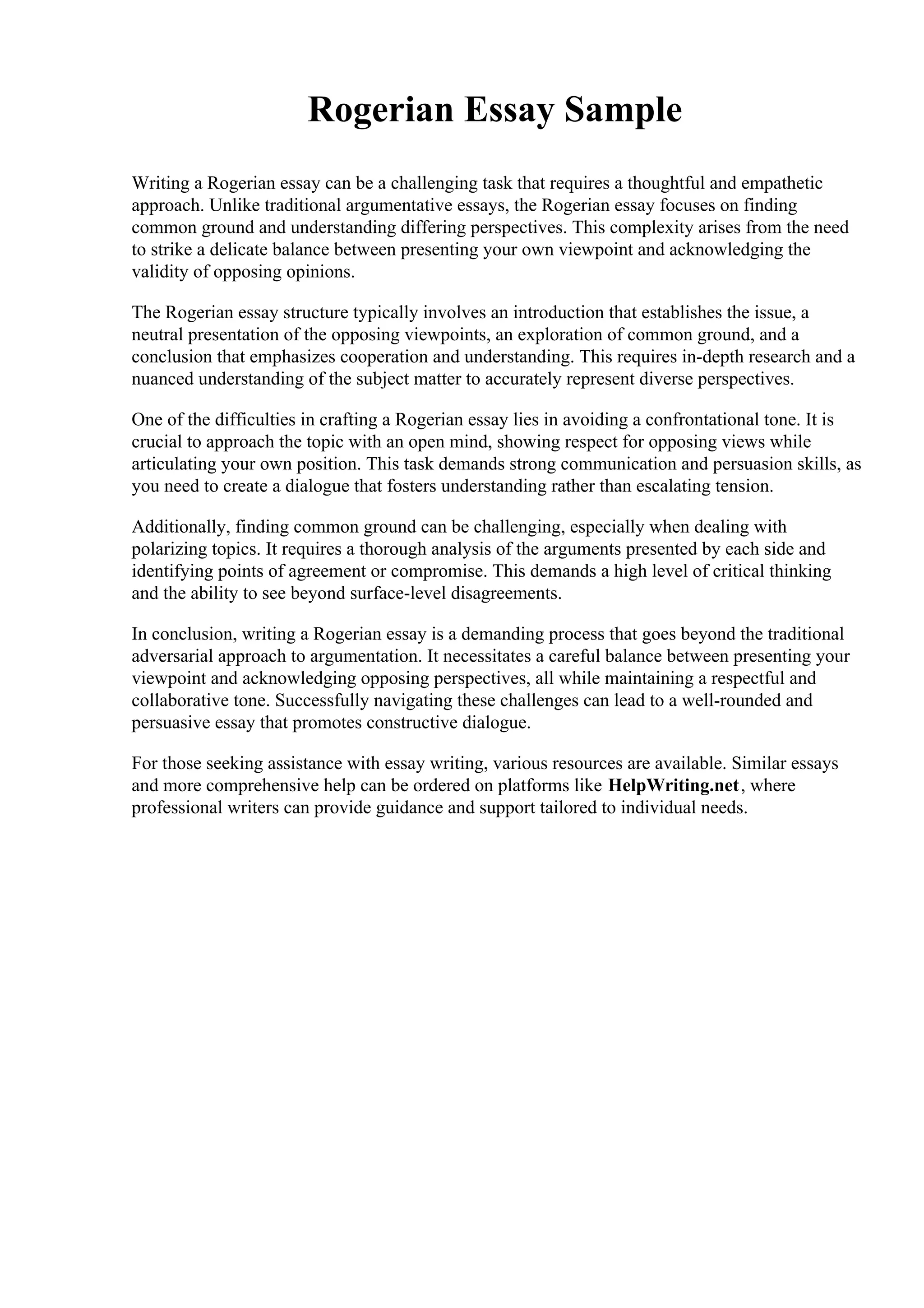 Rogerian Essay Sample.pdf