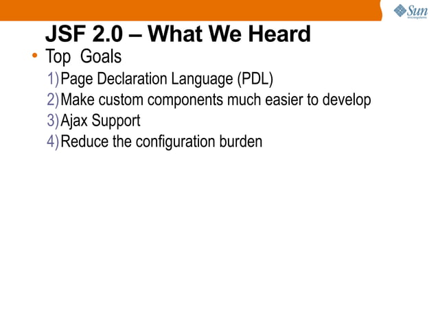 Overview of JSF 2.0 | PPT