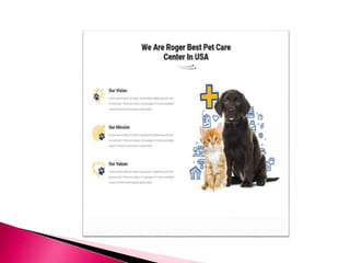 Roger - Pet Care WordPress Theme | PPTX