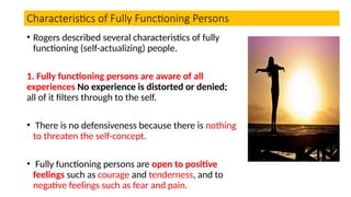 Psychology- theory of personality- Carl Rogers. By Dr. Mehran ...