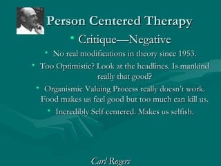 Humanistic Theories: Carl Rogers | PPT
