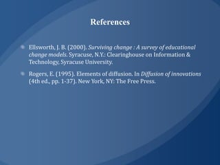 Rogers' diffusion of innovations model | PPTX