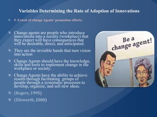 Rogers' diffusion of innovations model | PPTX