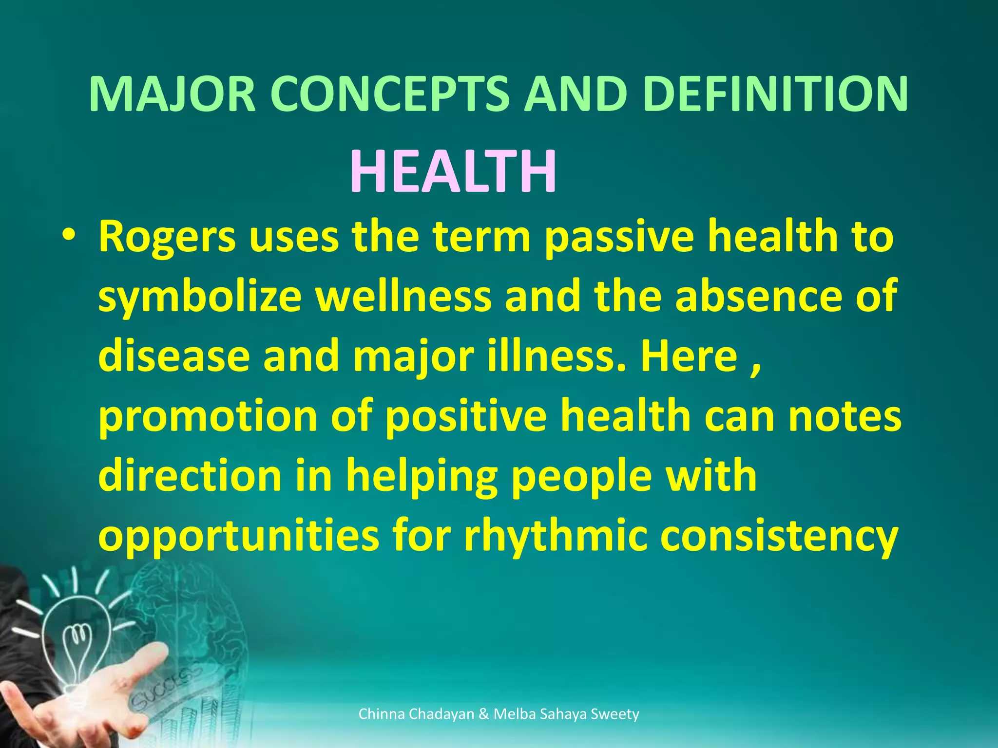 Nursing Roger's theory | PPT