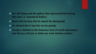 Rogers vs koons and Jk Rowling defamation case | PPTX