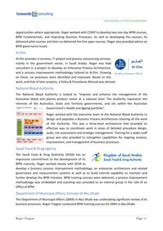 Roger Tregear (long form resume) | PDF