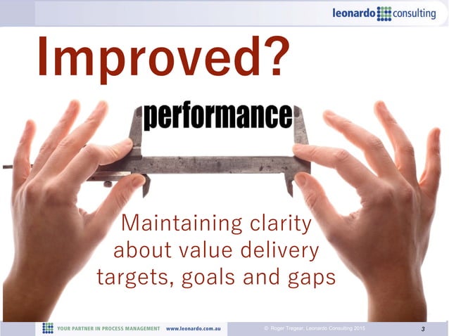 Sustaining improved organisation performance | PDF
