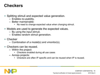 Advanced Methodologies Used for Top-Level Verification of Mixed Signal ...