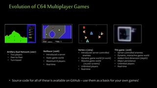 Multiplayer RogueLike Game for the Commodore 64 | PPTX