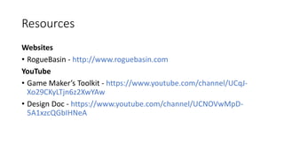 Roguelike Theory | PPT