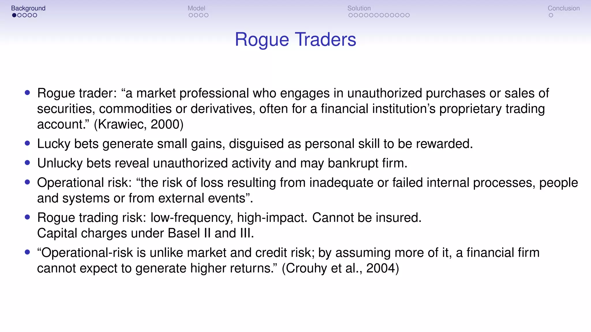 Rogue Traders | PDF